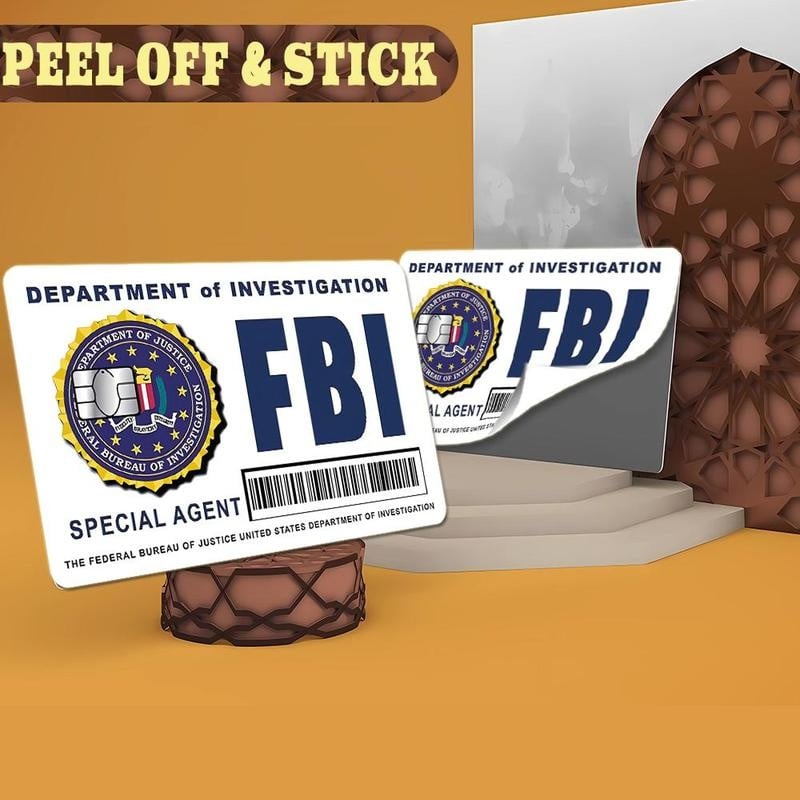 🔥Last Day 49% OFF - Secret Agent Card Skins Kit: FBI/ICE Designs ...
