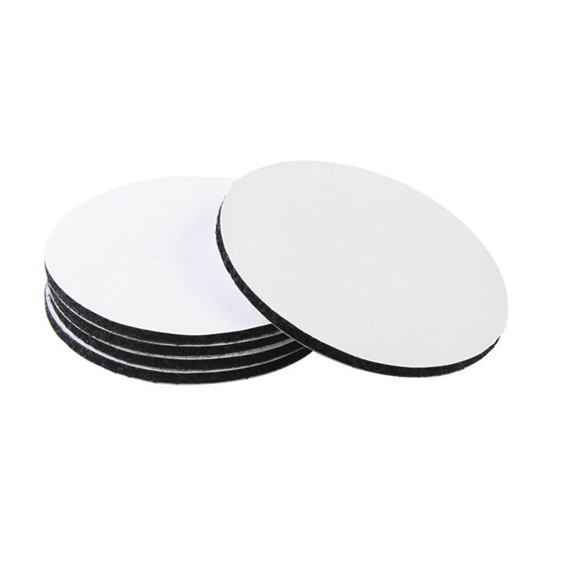 Round Hook and Loop Fasteners, Double Sided Reusable Round Adhesive ...