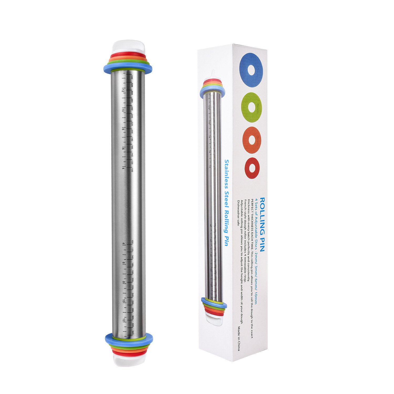 Adjustable Thickness Rolling Pin