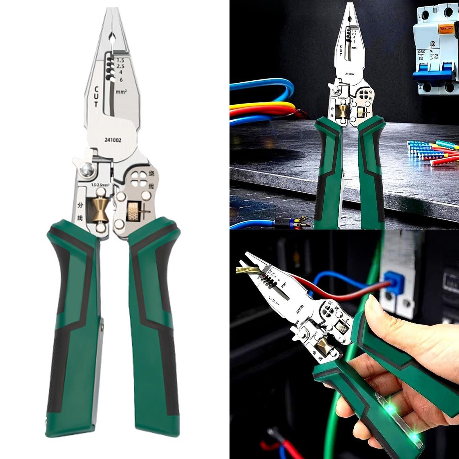 10 in1 Wire Strippers with Electricity Measurement Function