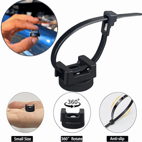 Magnetic Cable Zip Tie Mount Kit – Smart, Flexible Cable Management for ...