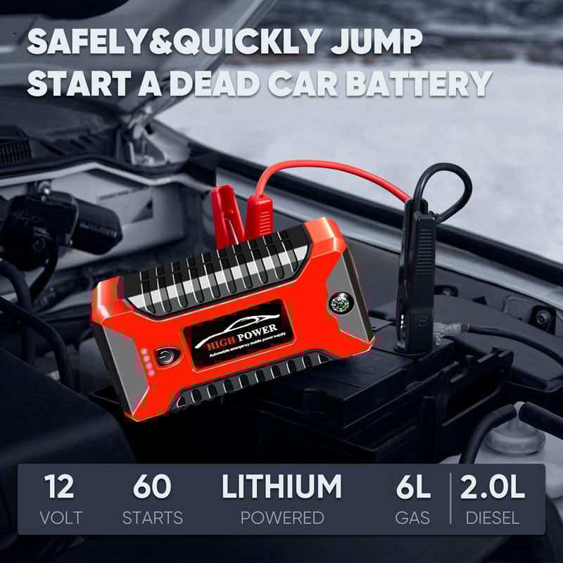 🎁Last Day Promotion 49% OFF🔥Jump Starter 300A Peak Jump Starter Battery ...