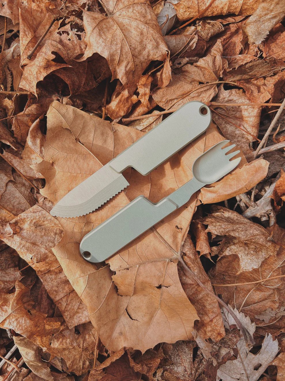 🔥 2 In1 Camping Eating Utensils Set