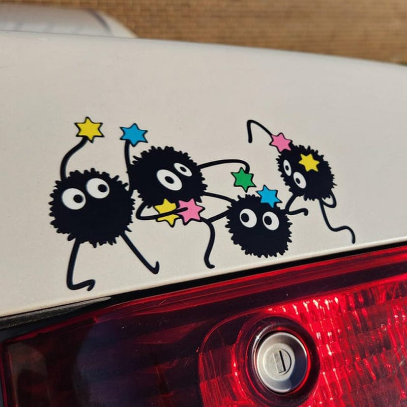 🔥Last Day Promotion 49% OFF🔥 - Ghibli Soot Sprites Car Decal - Athriveas