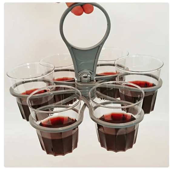 Foldable Multi-drink Cup Carrier