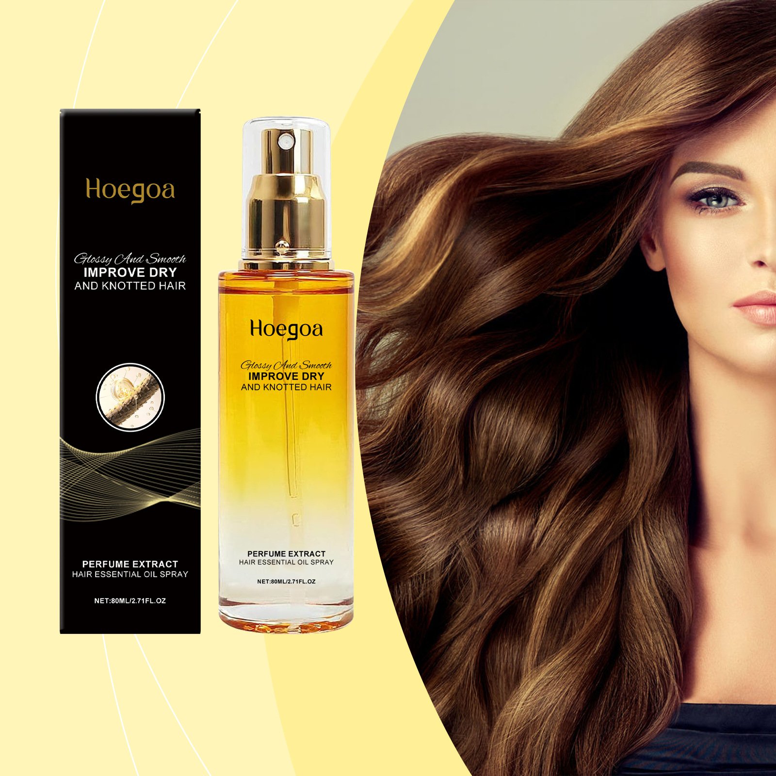 Hoegoa 80ml Conditioning Oil Spray Scalp & Hair Strengthener Leave-In ...