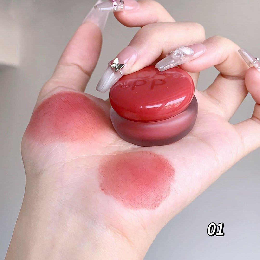 🔥 Free Lipstick Brushes⏰ 💥🔥Lip&Cheek Blurry Pudding Pot with Keyring ...