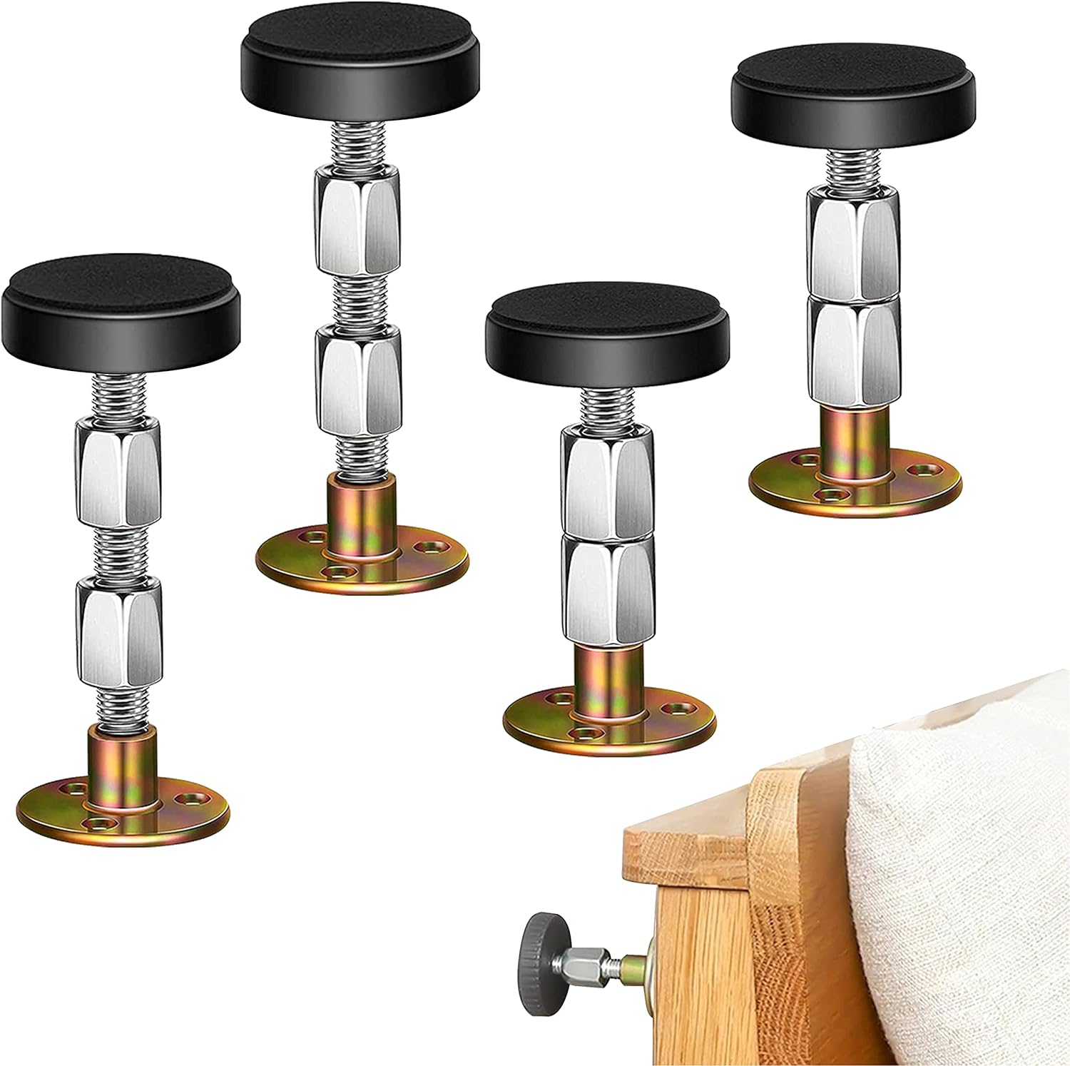 🔥 Adjustable Threaded Bed Frame Fixer - Initialan