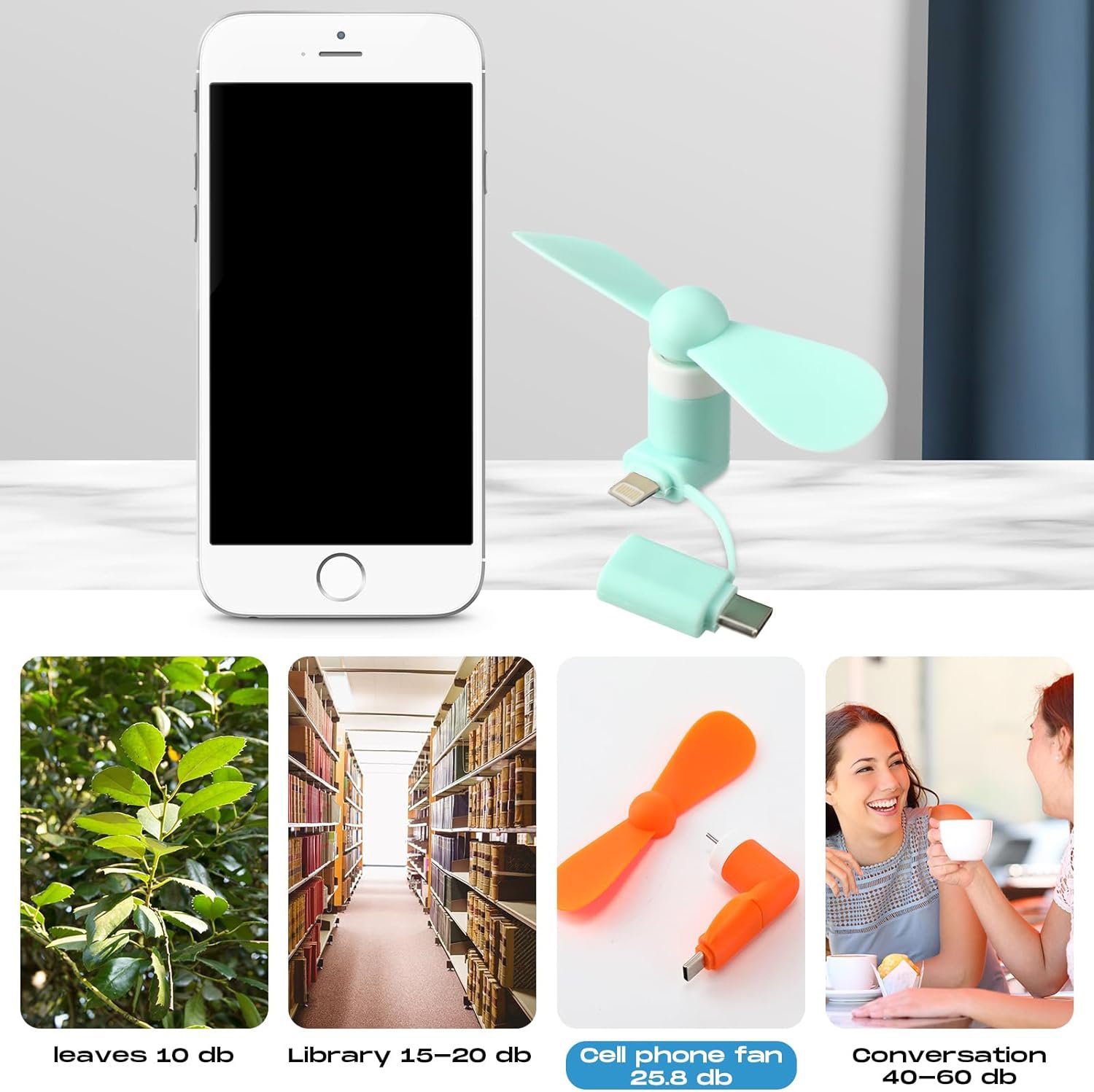 3-in-1 Mobile Phone Fans