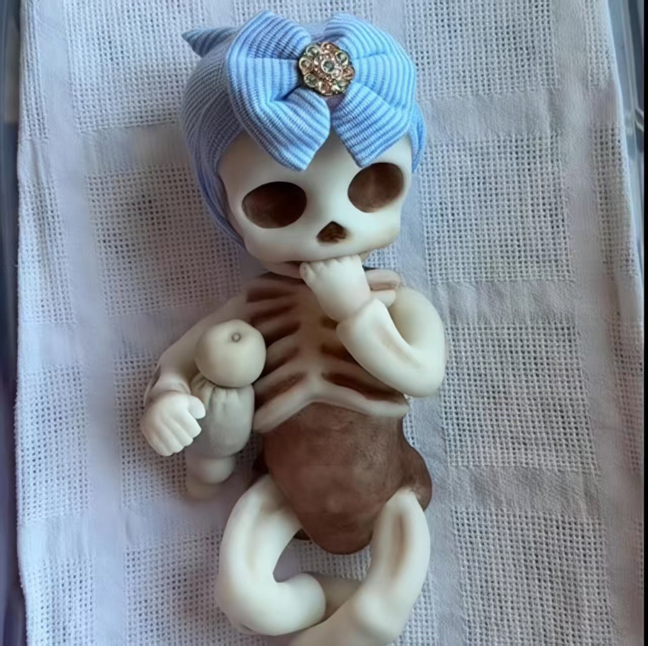 🖤💀 Reborn Skeleton Baby—Cute Yet Creepy🍼🎃