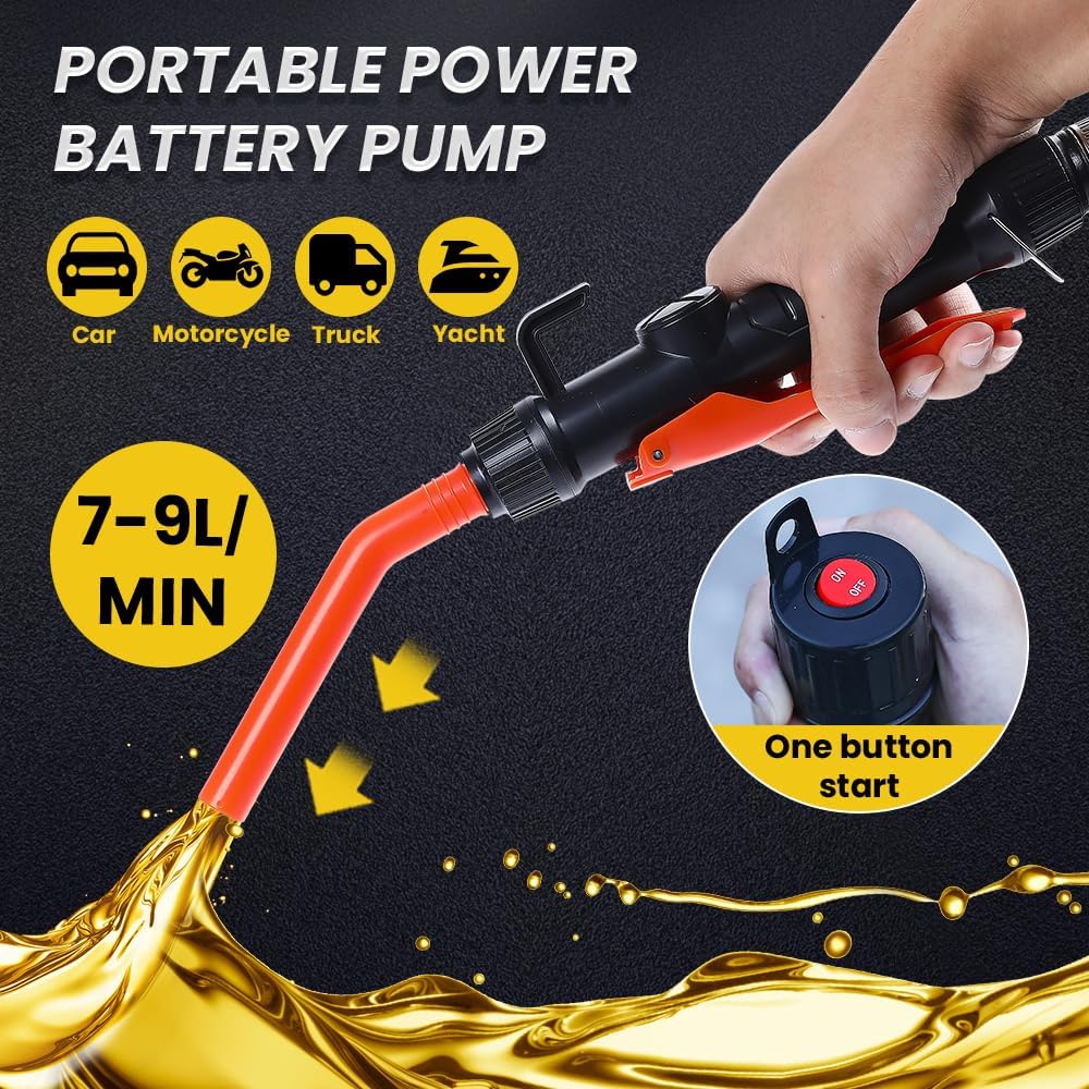 ⛽💪Portable Power Battery Pump